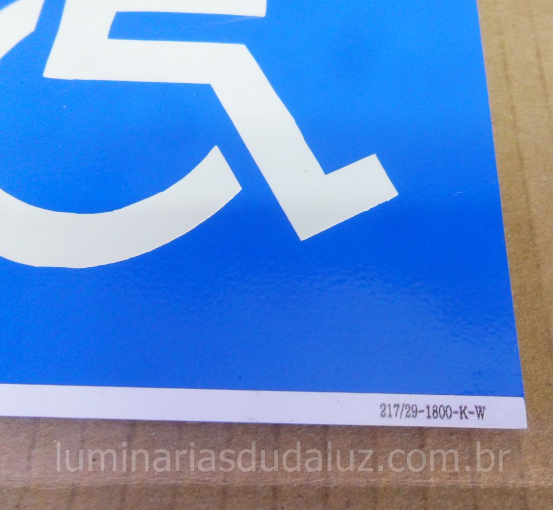 DUDALUZ - Sinalização de Emergência - PLACA PCD - PESSOAS COM ...
