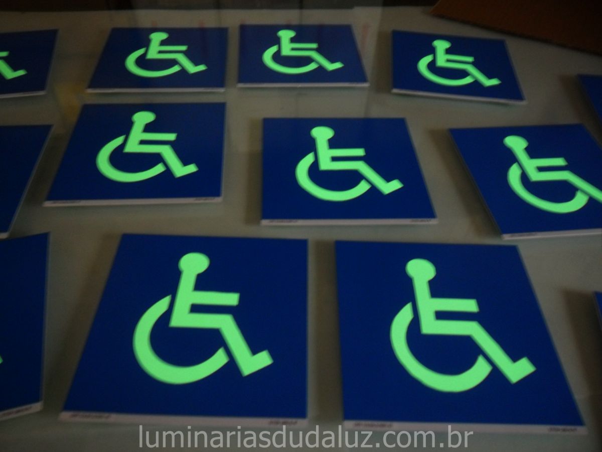 DUDALUZ - Sinalização de Emergência - PLACA PCD - PESSOAS COM ...